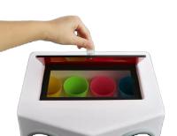 China Camera Black Box Manual X-Ray Film Processor 30×40mm Dental Imaging with 250ml Medicine Tanks for sale