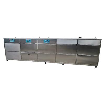 Cina Pulitore di Rinse Drying Aircraft Engine Ultrasonic della macchina di pulizia ultrasonica di 4 carri armati in vendita