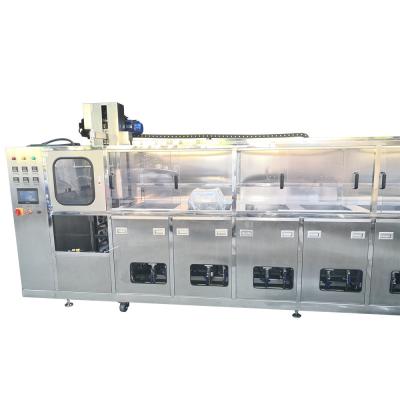 China Braço ultrassônico automotivo do líquido de limpeza do PLC completamente automático para a tampa da bomba de óleo à venda