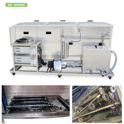 China Máquina de limpeza ultrassônica 40khz 1440L 4 tanques limpeza enxágue secagem filtragem à venda