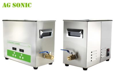 Cina bagno ultrasonico Sonicator del CE 6.5L con il canestro del sus e drenaggio per industria dell'ospedale del laboratorio in vendita