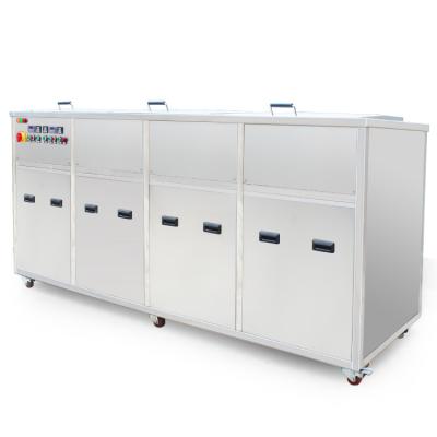 中国 熱湯で洗うバスケットの振動システムとの超音波およびヒート・クリーニングの多段式超音波システム 販売のため