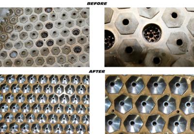 Cina per pulire il pulitore ultrasonico di manutenzione degli espulsori delle inserzioni della cavità di anima dei canali di Cooiling in vendita