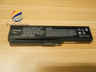 Cina Sostituzione 5200mAh 10.8V della batteria del computer portatile di lunga vita di PA3817-1BRS Toshiba in vendita