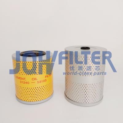 Cina P839 31240-53103 ME064356 Elemento di filtro dell'olio di lubrificante 26316-83000 O-1012 LF3447 LF3432 per escavatore a carrello in vendita