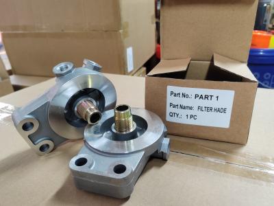 China Cabeça de filtro de combustível 196-8220 1R0751 Para escavadeira E320B E320C à venda