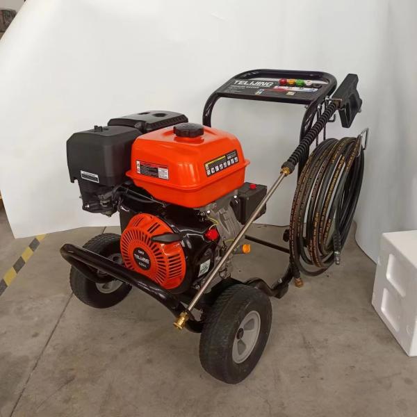 Quality 4200psi Triplex Pump High Pressure Car Washer Machine 420cc 4 Stroke Air Cooled for sale