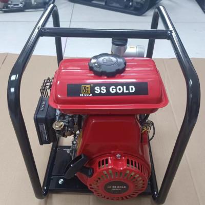 China 1.5 inch hoge druk benzinemotor waterpomp met terugslag start systeem van OEM Te koop