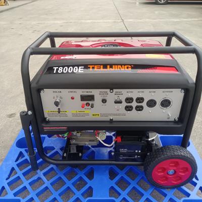 Κίνα Η καλύτερη επιλογή του OEM 6.5KW γεννήτρια βενζίνης με ανάδρομη εκκίνηση και 230V ονομαστική τάση προς πώληση