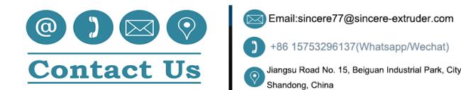 Contact information for pipe extrusion machine inquiries