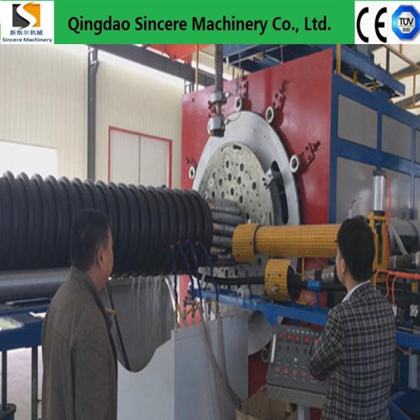 Quality 200kg/H-1000kg/H Hdpe Pipe Extrusion Line Continuous Spiral Pipe Production Line for sale
