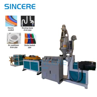 Cina Linea di estrusione per tubi corrugati PP PE PVC PA Macchina per tubi corrugati a parete singola in plastica in vendita
