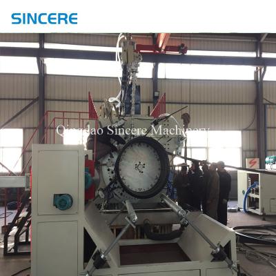 Cina DN200mm-2400mm HDPE Pipe Extrusion Machine 1000kg/H Single Screw Extruder in vendita