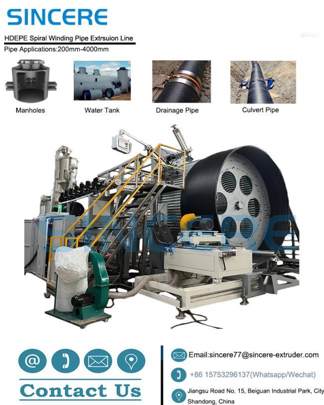 Finished spiral pipe product sample