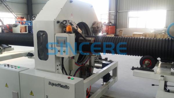 Quality 300mm-800mm Corrugated Pipe Extrusion Line CPVC DWC Pipe Manufacturing Machine for sale