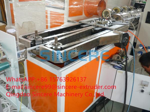 Quality PE PP PVC Single Wall Corrugated Pipe Production Line for sale