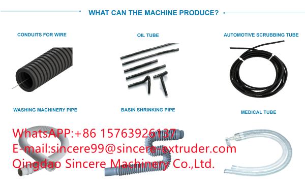 Quality PVC PP PE Corrugated Pipe Extrusion Line for sale