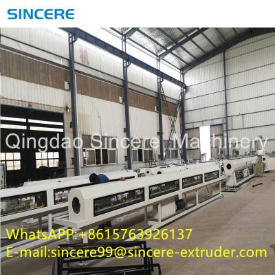 China HDPE PE PP Irrigation Water Pipe Extruder Machine for sale