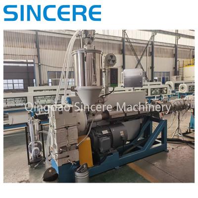 China 16-110mm PE HDPE Agricultural Irrigation Pipe Extrusion Line Making Machinery for sale