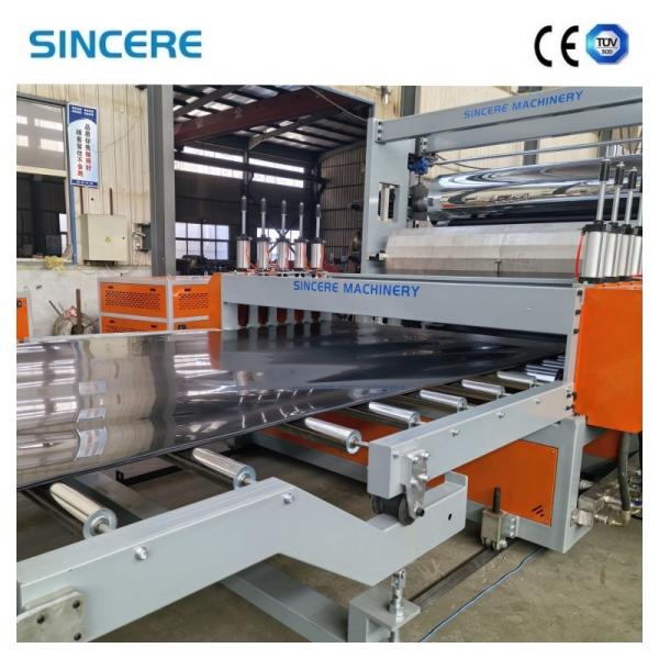 Quality 75-355Kw Motor Power Plastic Sheet Extrusion Machine for 0.35-2mm Plate Thickness with Semi-automatic Operation for sale