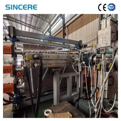 China Semi-automatic Plastic Sheet Extrusion Machine for 3-30mm Plate Thickness with PP, PE, ABS Materials for sale