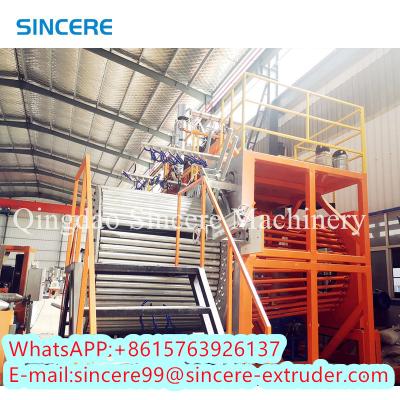 China Plastic HDPE Spiral Winding Pipe Chemical Storage Tank Manufacturing Extruder Machine for sale