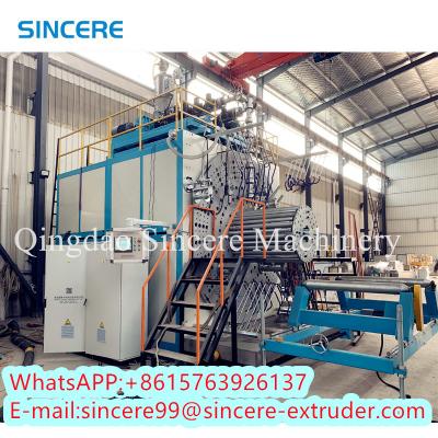 China Polyethylene Structured-Wall Pipe Making Machine Hollow Wall Spiral Pipe Machinery for sale