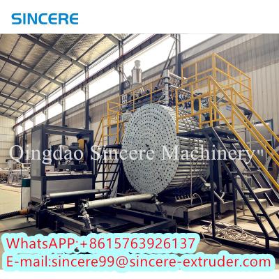 China HDPE Plastic Spiral Hollow Wall Winding Pipe Machine for sale