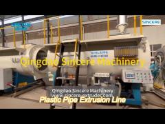 pp pe water supply pipe extruding production machine