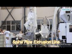400mm-1200mmhollow wall pe spiral pipe extrusion line machine