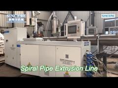 hdpe hollow wall winding pipe extrusion line for dn200mm-6500mm corrosion resistant pipes