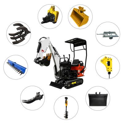 China Mooie graafmachine hydraulische 0,8 ton mini graafmachine Euro5 graafmachine aangepaste kleur Te koop