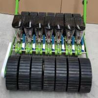 China Manual Push Multi Row Precision Vegetable Planter 14kg 96cm Adjustable Spacing Seeder for sale