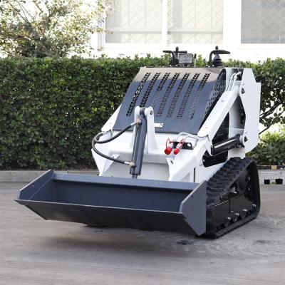 China 17.2kw Mini Loader Machine Disesel Crawler Micro Skid Steer Loader With Big Flow Hydraulic Valve for sale