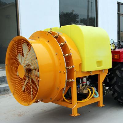 China Air Driven Tractor Mounted Air Blast Sprayer 300L 360L 500L Pesticide Sprayer for sale