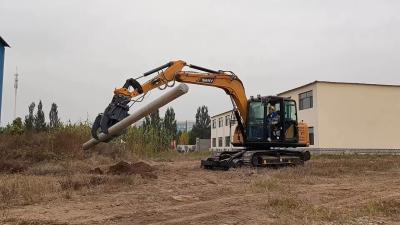 China Excavator Attachments Hydraulic Equipment 13-25 Ton Excavator Machine Electric Wire Pole Grapple Pole Grabber for sale