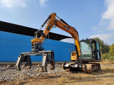 China Excavator Attachments Hydraulic Equipment 13-25 Ton Excavator Machine Electric Wire Pole Grapple Pole Grabber for sale