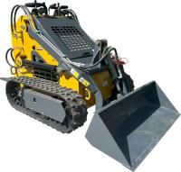 China Compact Skid Steer Loader 23HP Gasoline Engine 480 Model Mini Crawler Loader for Construction for sale