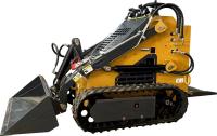 China Compact Skid Steer Loader 23HP Gasoline Engine 480 Model Mini Crawler Loader for Construction for sale