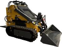 China Compact Skid Steer Loader 23HP Gasoline Engine 480 Model Mini Crawler Loader for Construction for sale