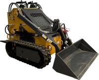 China Compact Skid Steer Loader 23HP Gasoline Engine 480 Model Mini Crawler Loader for Construction for sale