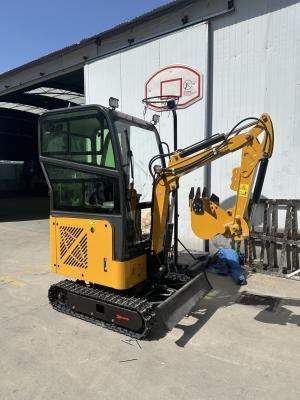 China Cheap Excavator Digger 1.7T Compact Mini Excavator Machine Mini Excavator For Sale for sale