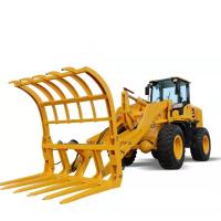 China Front Mounted Grass Grabber Loader 936C 4.5M Dumping Height 2000kg Load Capacity for sale