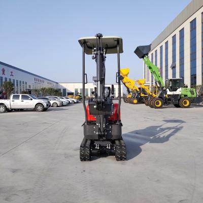 China 1 Ton Crawler Hydraulic Digger Mini Excavator For Machinery Repair Shops Farms Home for sale