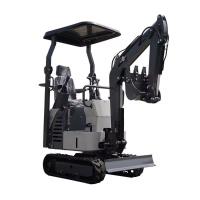 China 1 Ton Mini Crawler Excavator Digging Depth 1650mm Compact Bagger Digger for sale