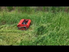 Remote Control Lawn Mower , Robotic Lawn Mower Four Wheel Drive