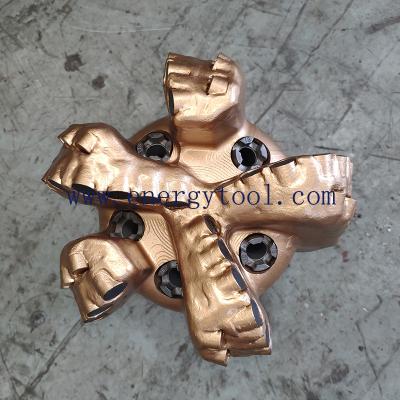Cina Bit di perforazione rocciosa 8-1/2 pollici 5 lame Corpo in acciaio PDC Perforazione Bit di campo petrolifero in vendita
