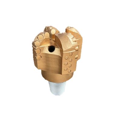 China 140 mm di diametro esterno 4 lame PDC Corpo di matrice 2 3/8 API Reg Pin Hard Rock Bits for sale