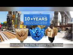 ENG Steel Body PDC Hybrid Drill Bit Reduce Drilling Costs Oil And Gas Drilling