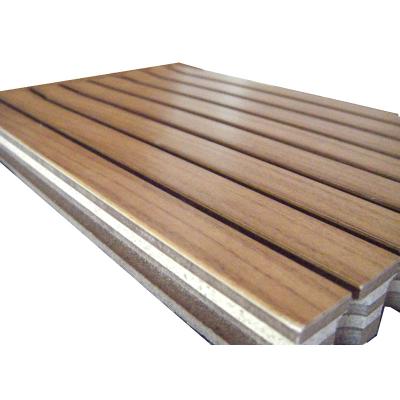 Cina Pannelli acustici di legno decorativi della fibra di poliestere del pannello isolante della decorazione del soffitto in vendita